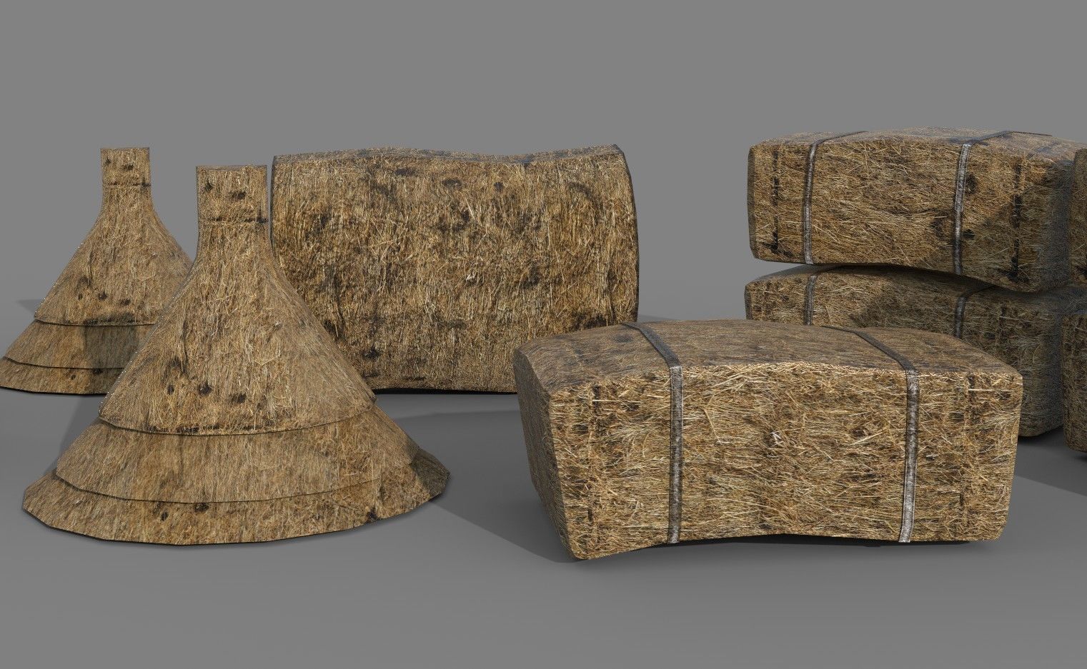 3D model Straw low poly VR / AR / low-poly | CGTrader