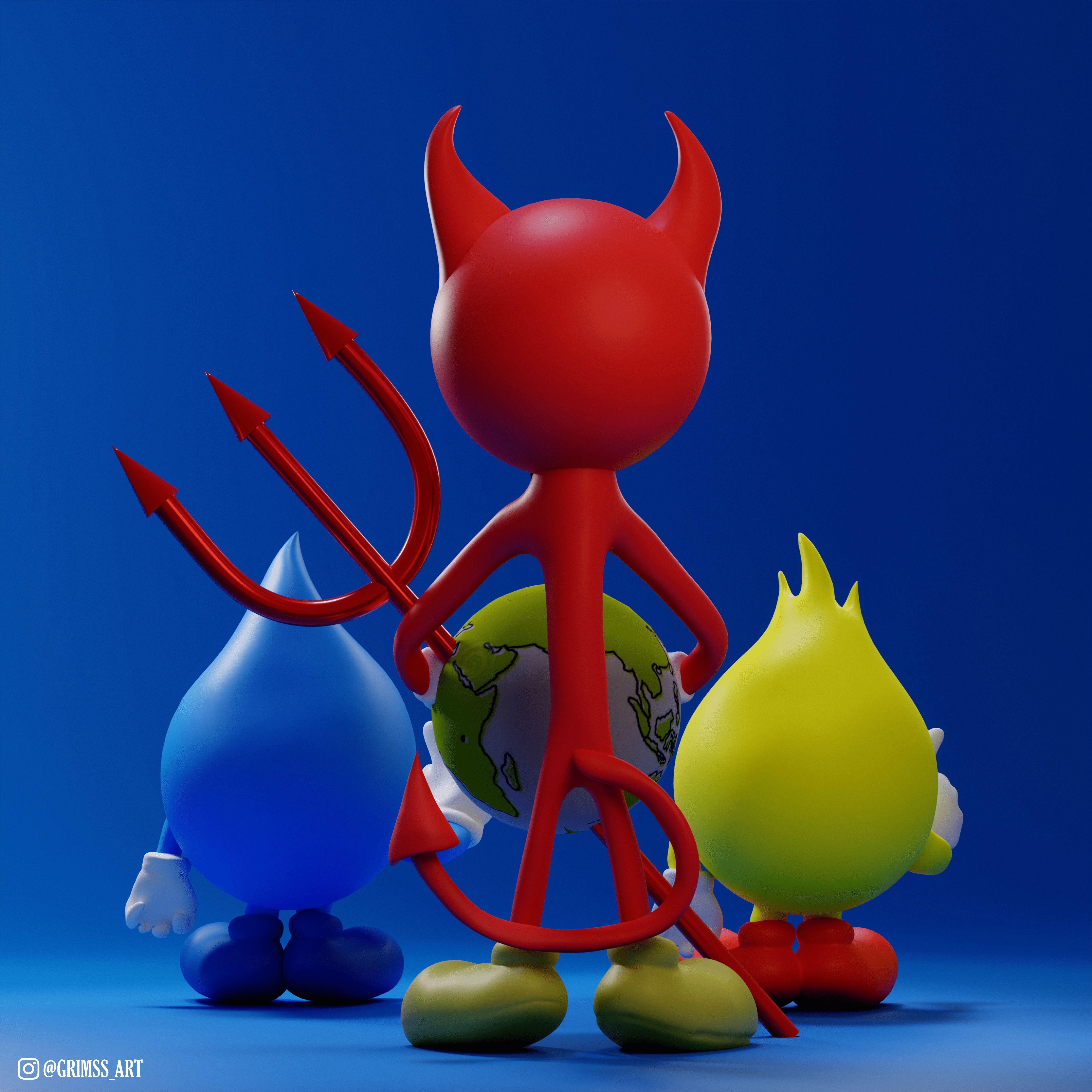 3D model WORLD INDUSTRIES 3D CHARACTERS VR / AR / low-poly | CGTrader