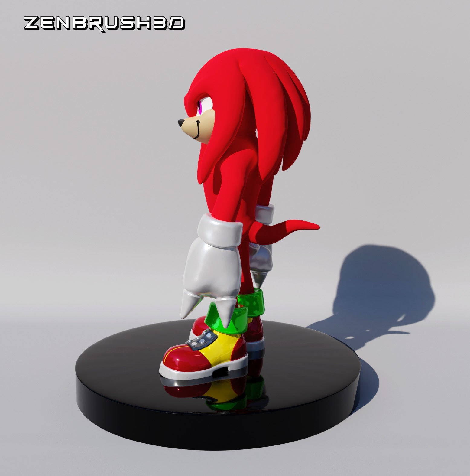 KNUCKLES - SONIC 3D model 3D printable | CGTrader