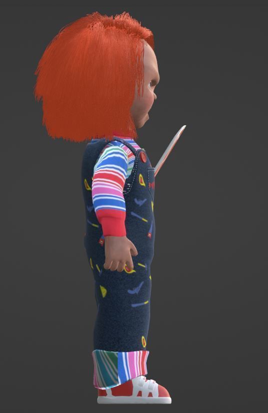 3D model Rigged Chucky doll VR / AR / low-poly | CGTrader