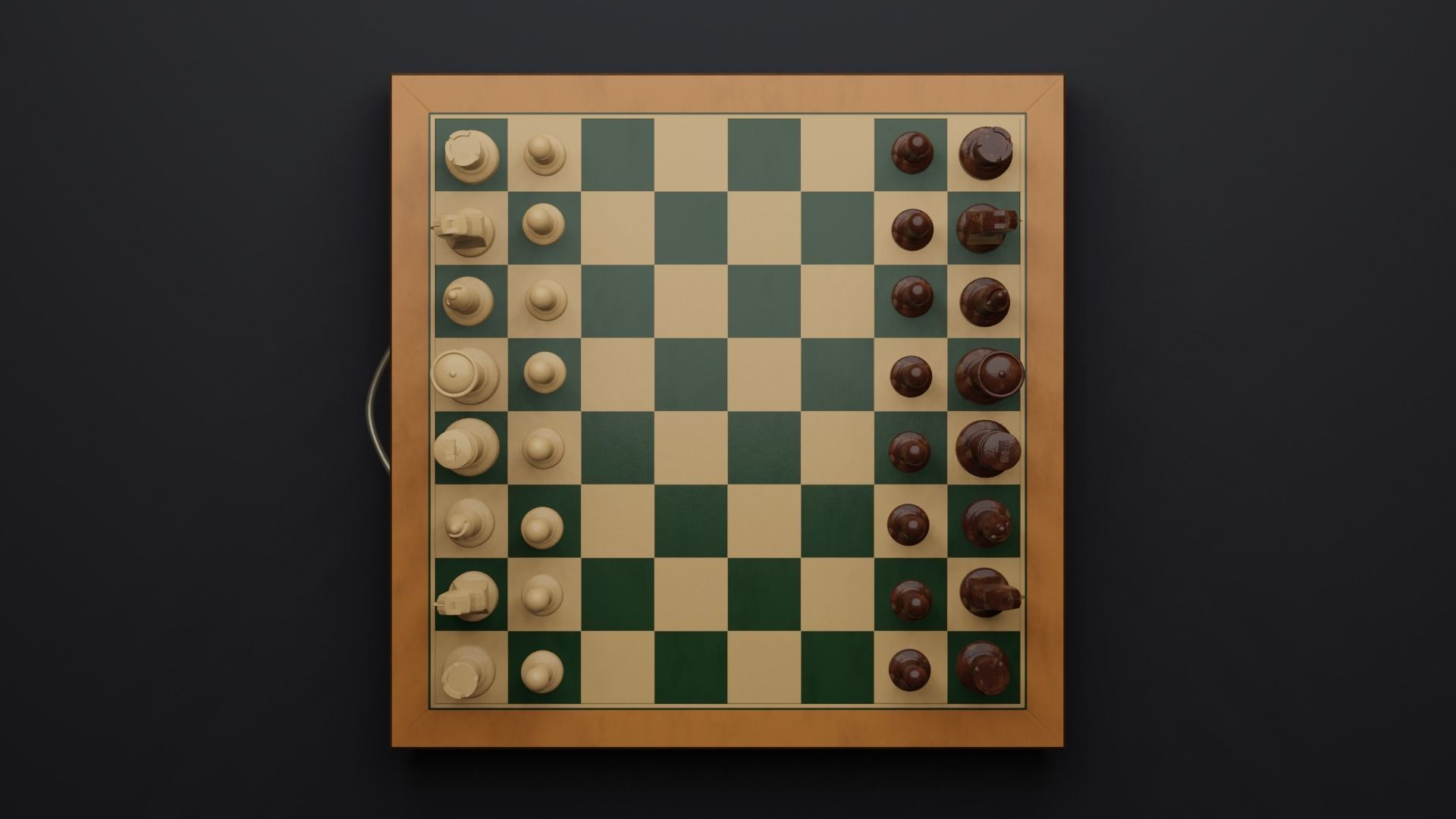 CHESS BOARD IN BLENDER 3D model | CGTrader