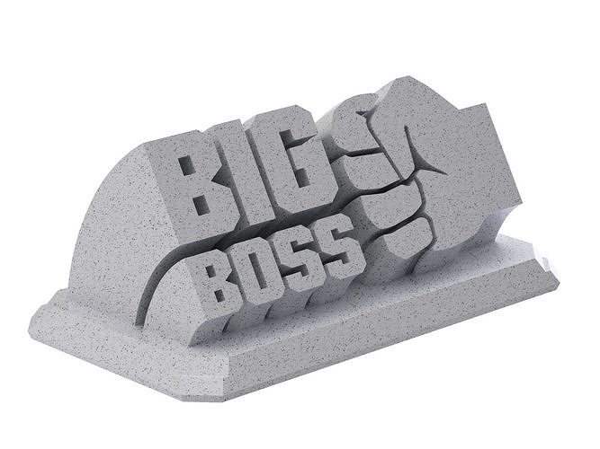 Printable Sweeping Text Plate 3D model 3D printable | CGTrader