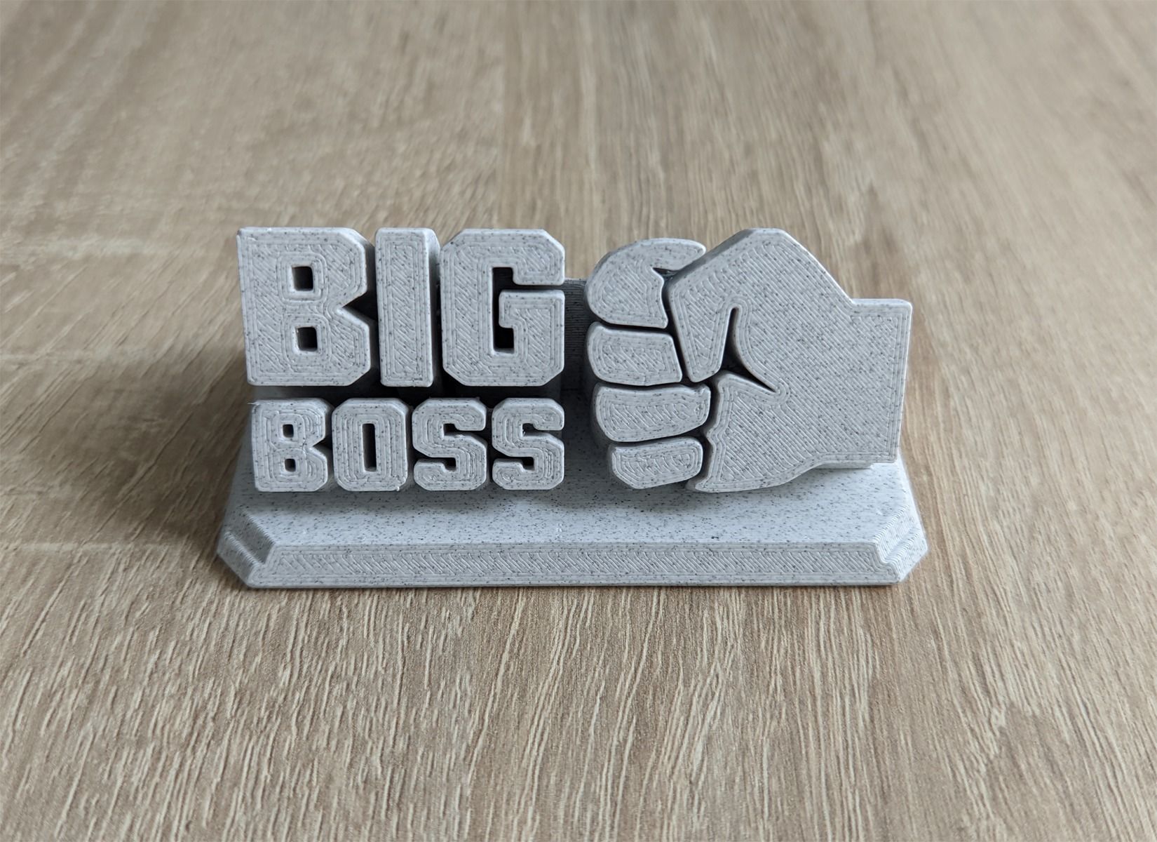 Printable Sweeping Text Plate 3D model 3D printable | CGTrader