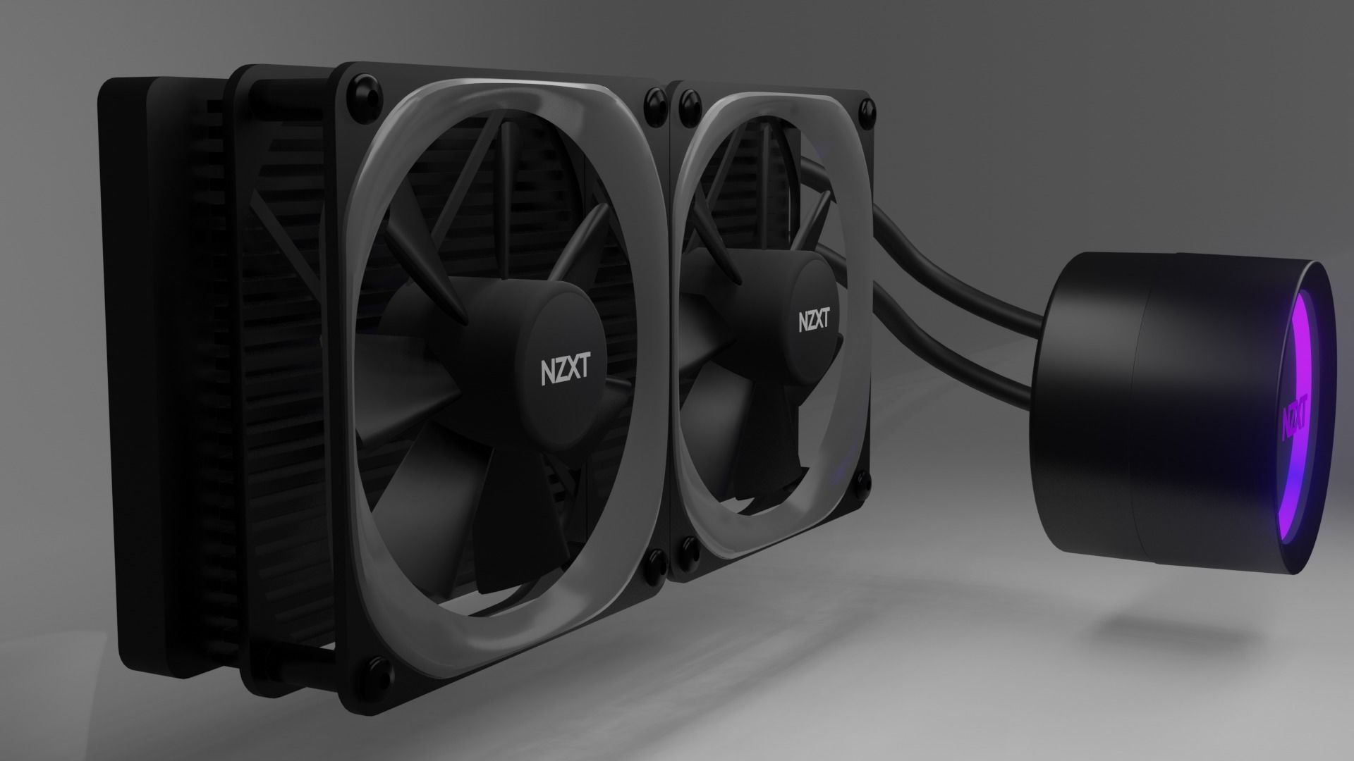 Gaming PC Setup NZXT 3D model | CGTrader