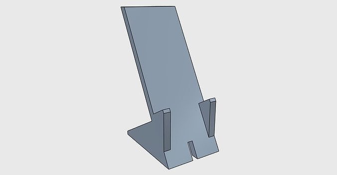 Phone holder easy print 3D model 3D printable | CGTrader