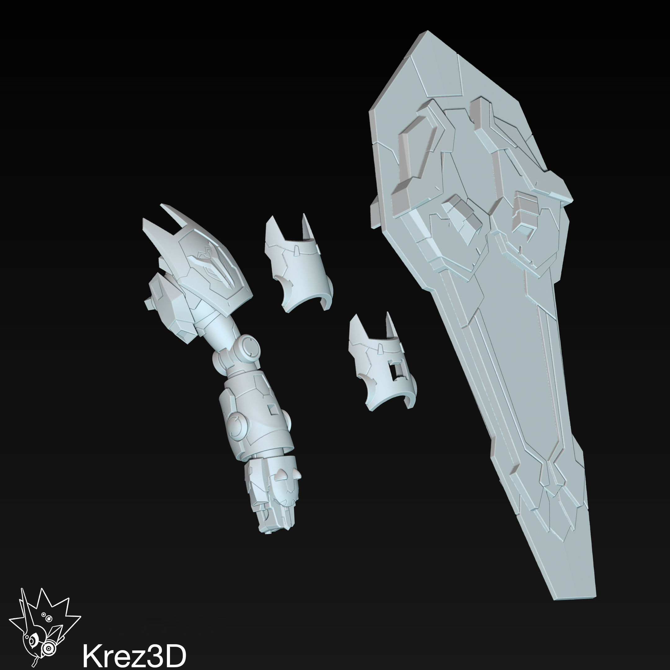 Voltron 3D model 3D printable | CGTrader