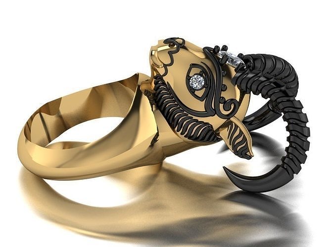 ram ring 3D model 3D printable | CGTrader