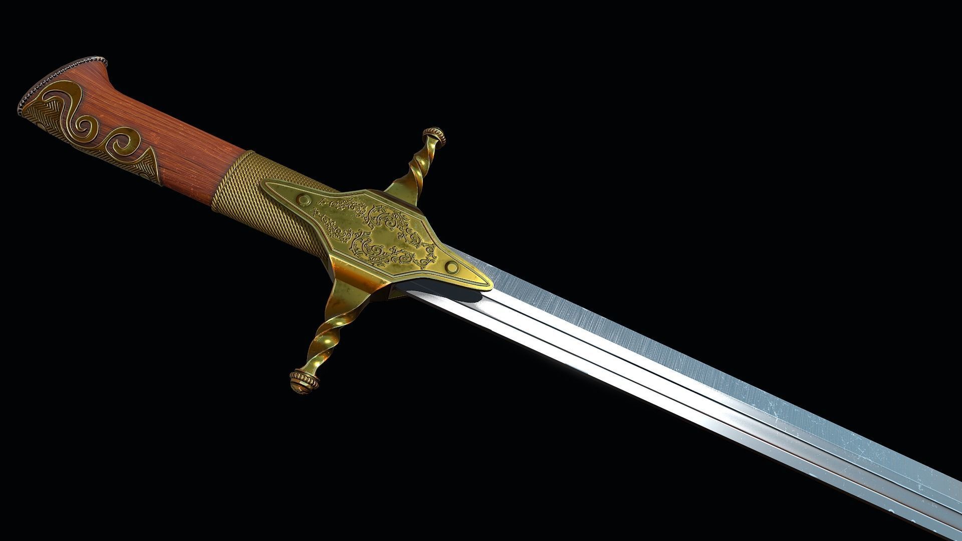 3D model Karabela sabre VR / AR / low-poly | CGTrader