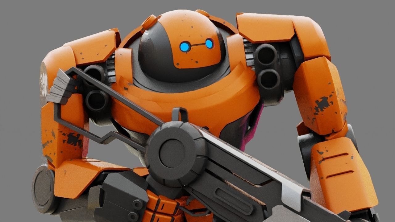 Doom Fighter Rigged character 3D model rigged | CGTrader