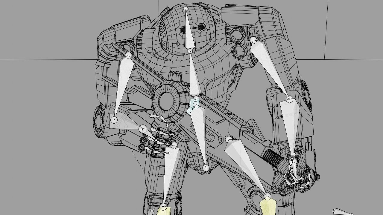 Doom Fighter Rigged character 3D model rigged | CGTrader