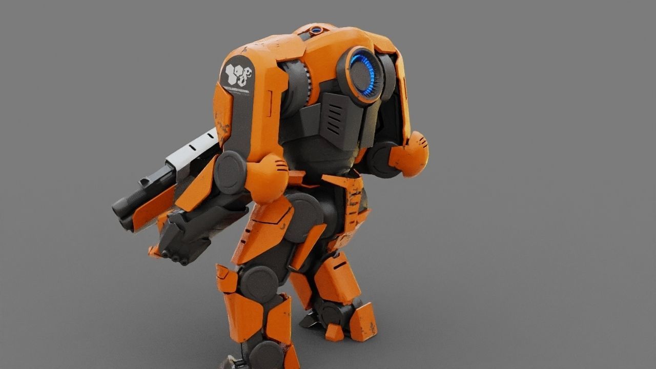 Doom Fighter Rigged character 3D model rigged | CGTrader