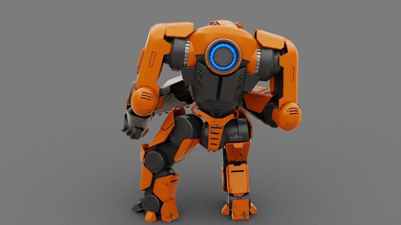 Doom Fighter Rigged character 3D model rigged | CGTrader