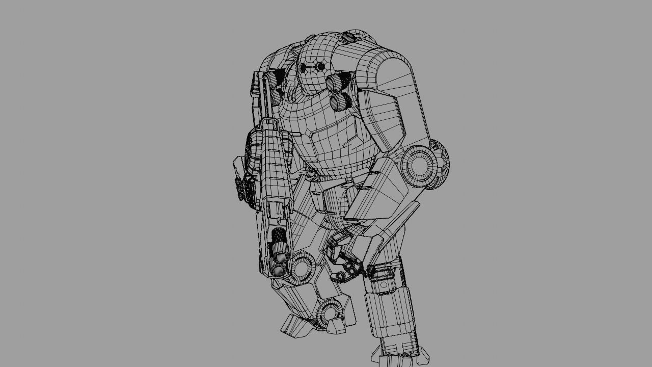 Doom Fighter Rigged character 3D model rigged | CGTrader