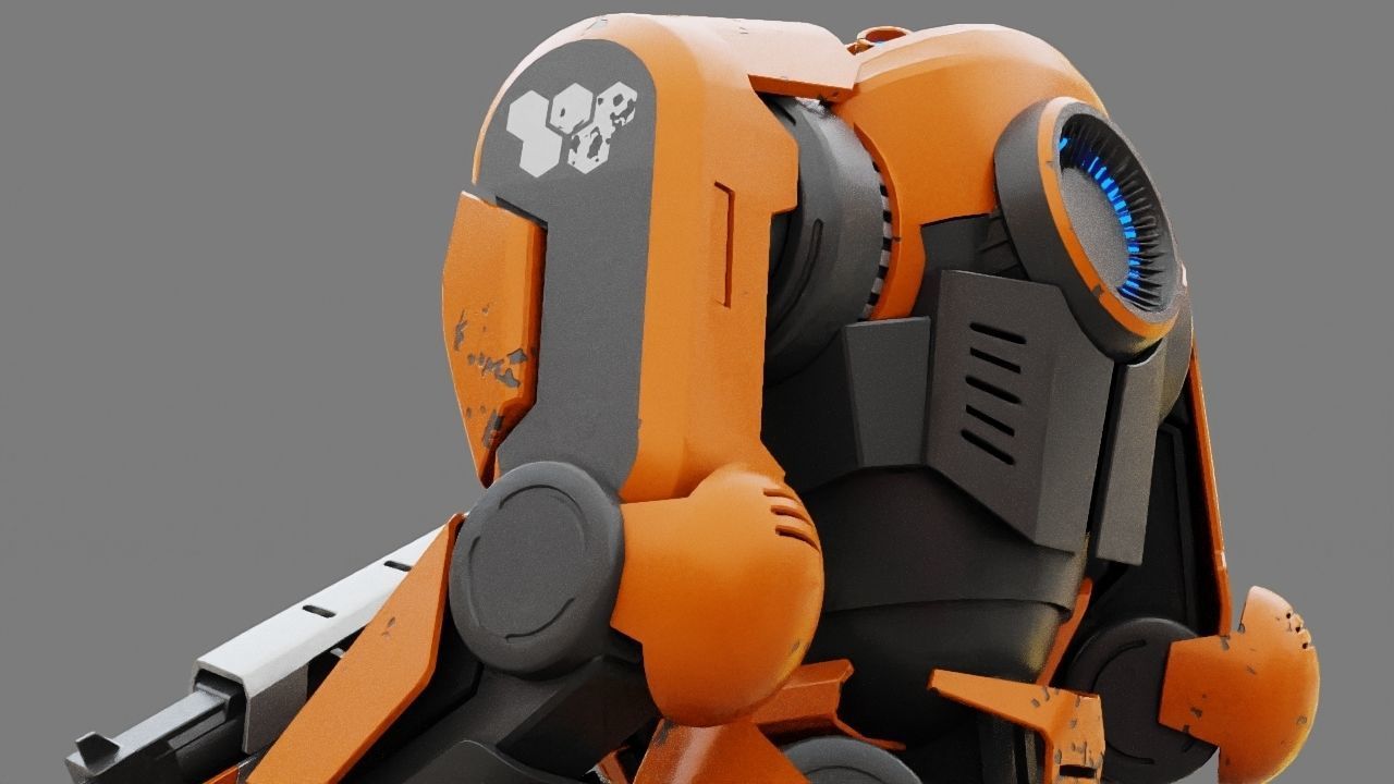 Doom Fighter Rigged character 3D model rigged | CGTrader