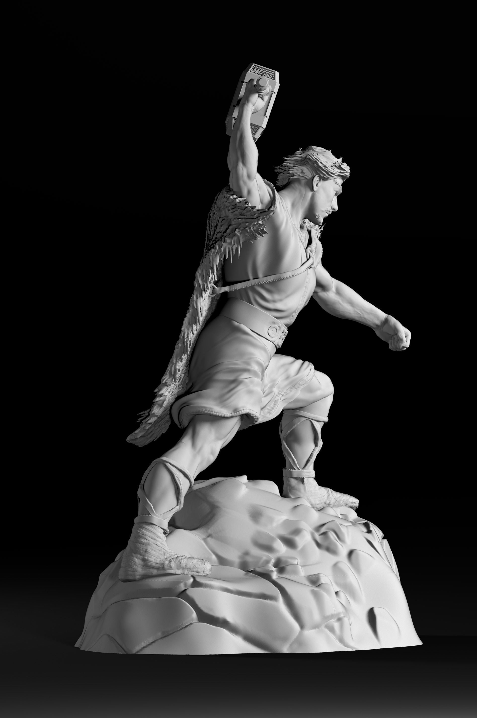 Thor - Germanic God 3D model 3D printable | CGTrader