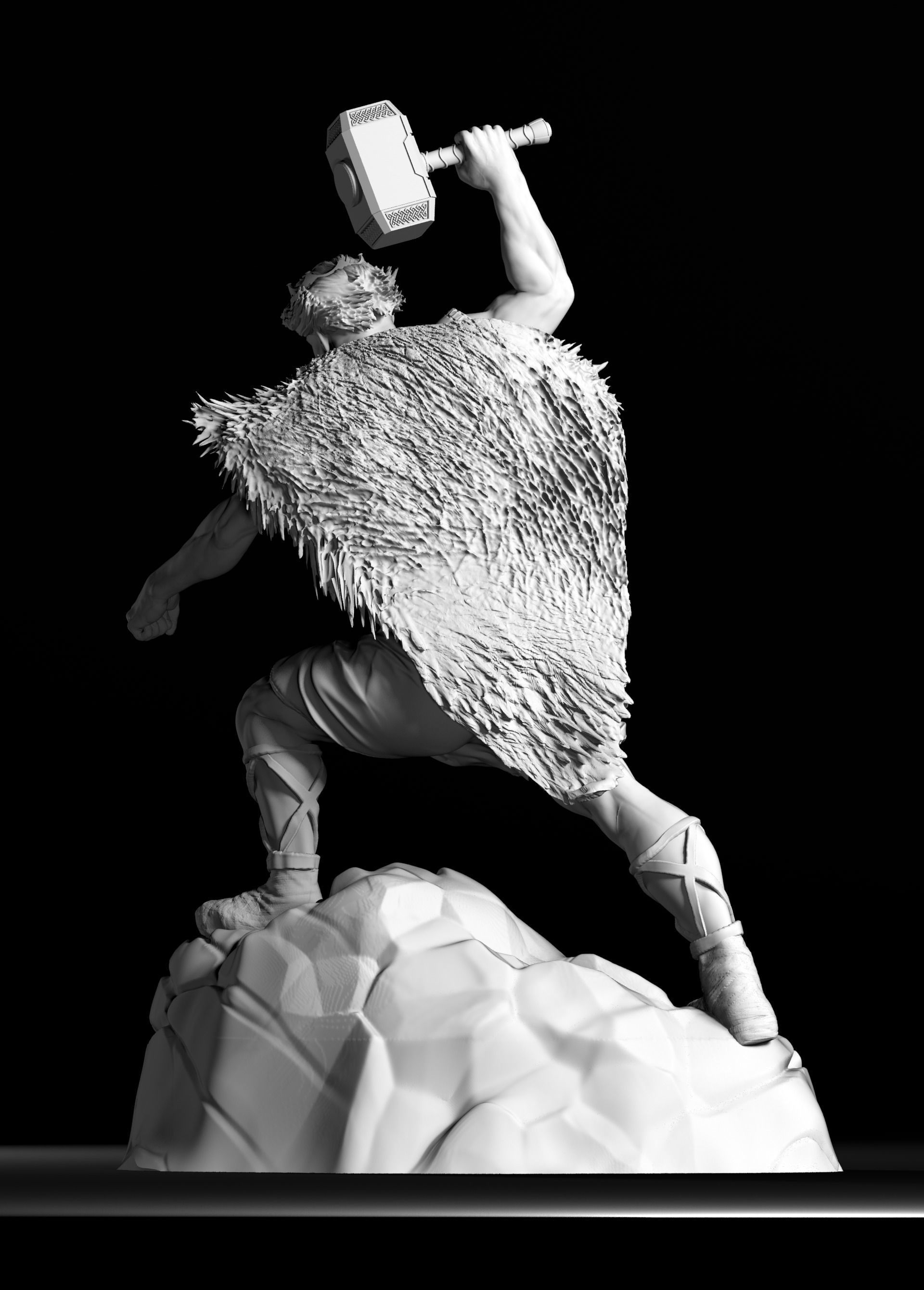 Thor - Germanic God 3D model 3D printable | CGTrader