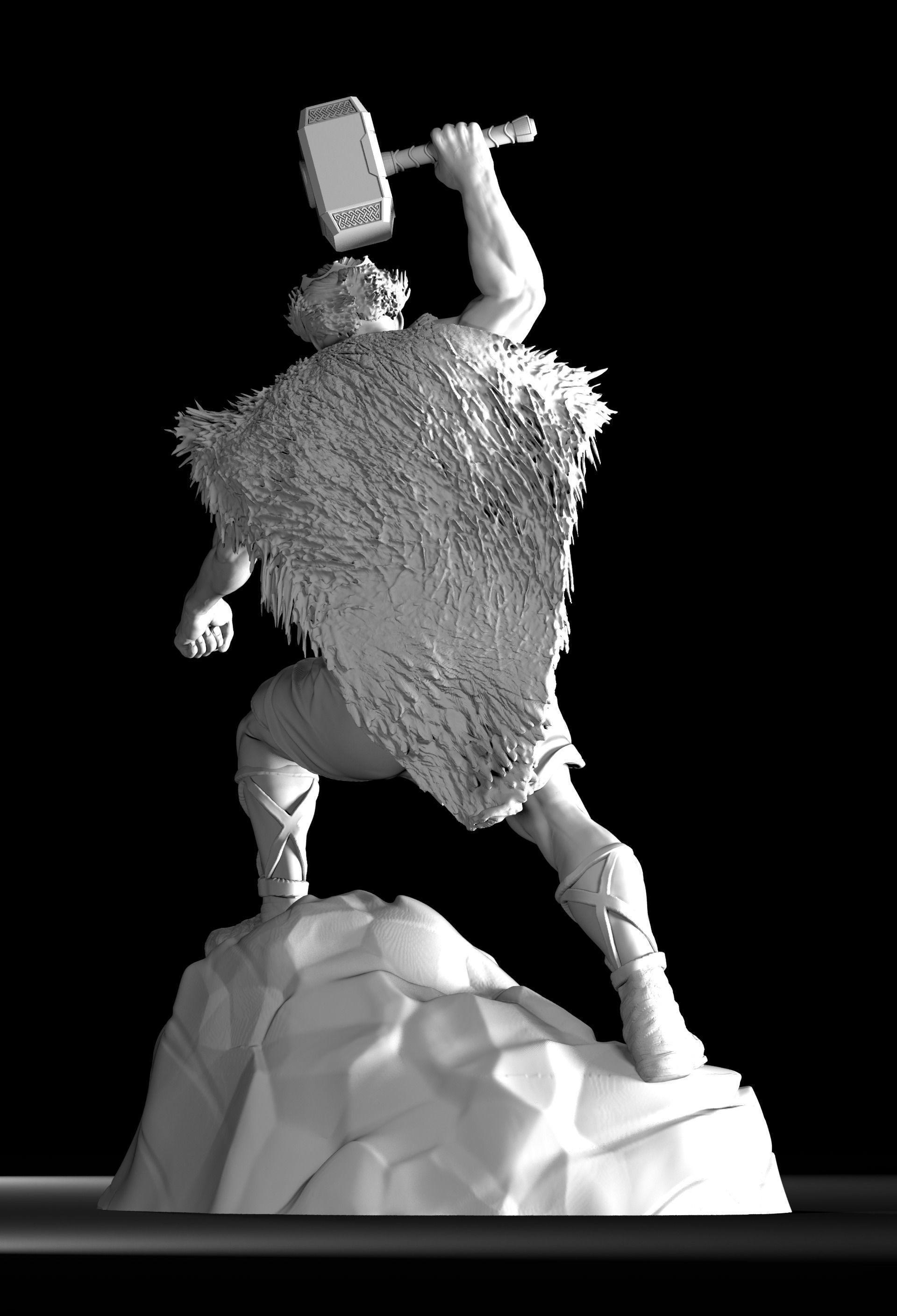 Thor - Germanic God 3D model 3D printable | CGTrader