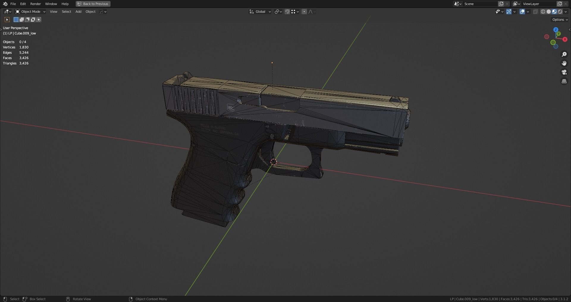 3D model Glock 19 VR / AR / low-poly | CGTrader