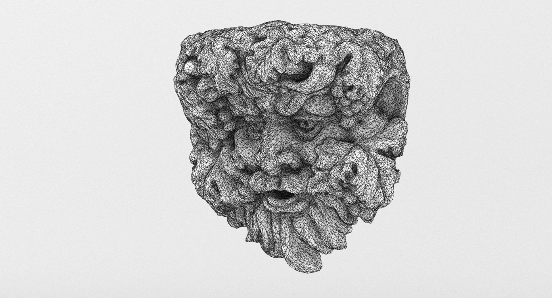 Head Wall Sculpture 3D model | CGTrader