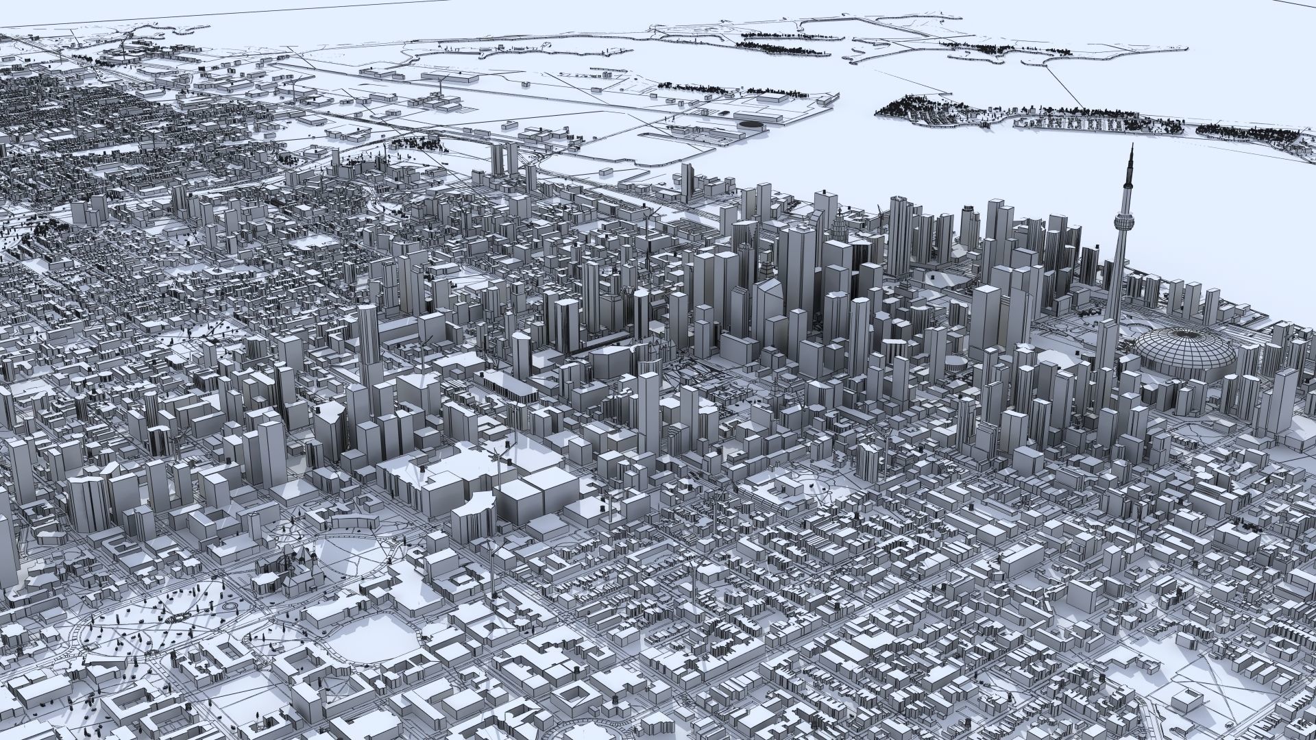 Toronto City Canada 3D model | CGTrader