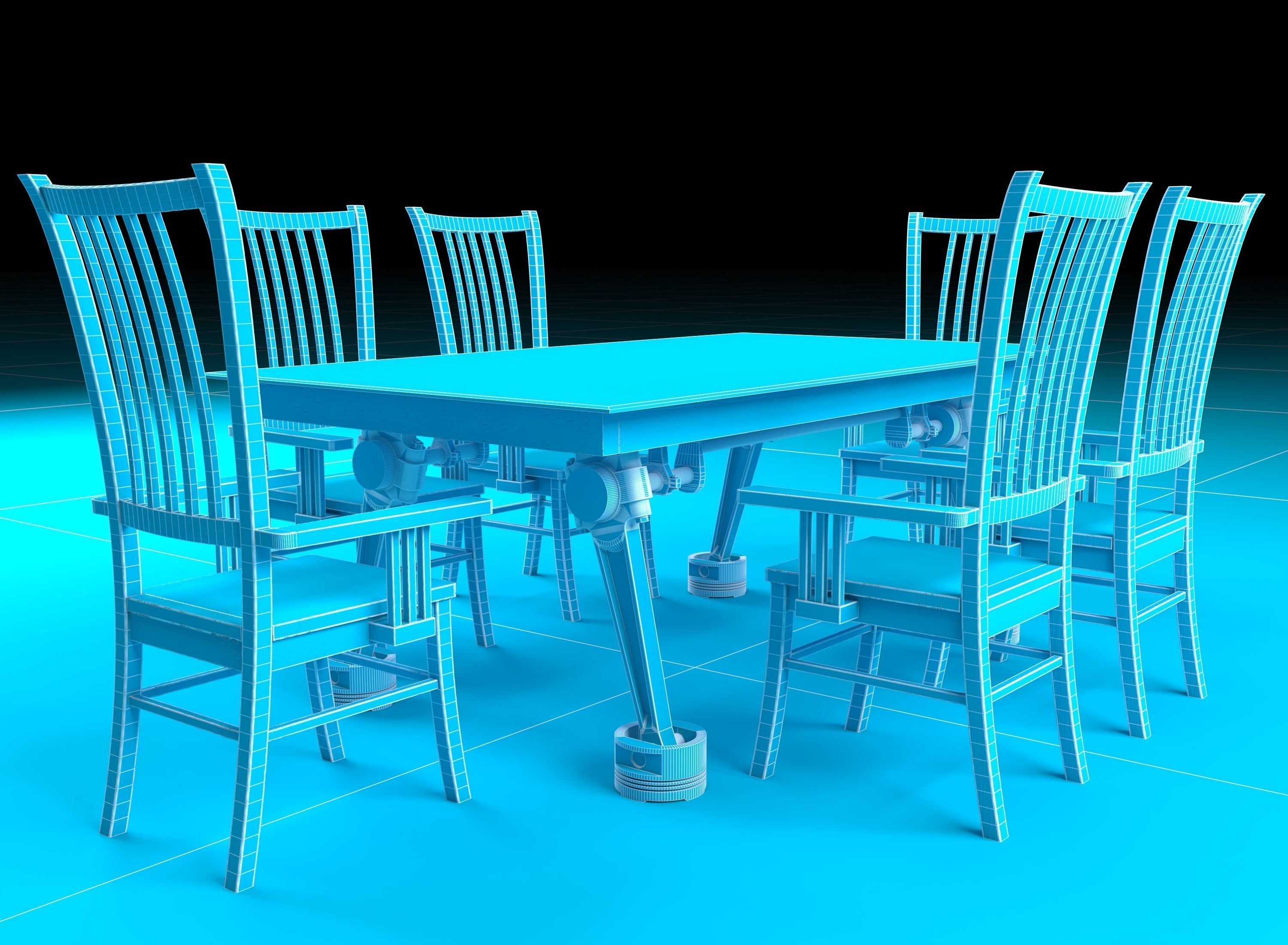 Special Design Table 3D model | CGTrader