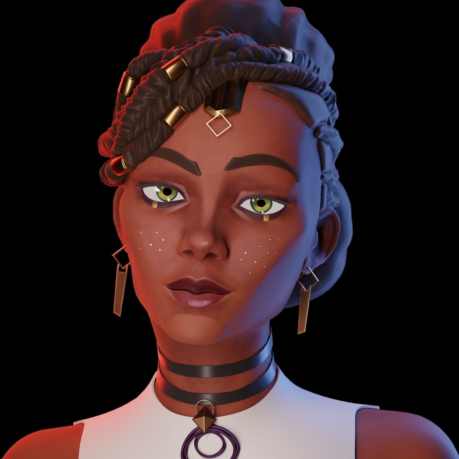 Arcane Mel Print Ready 3D model animated rigged | CGTrader