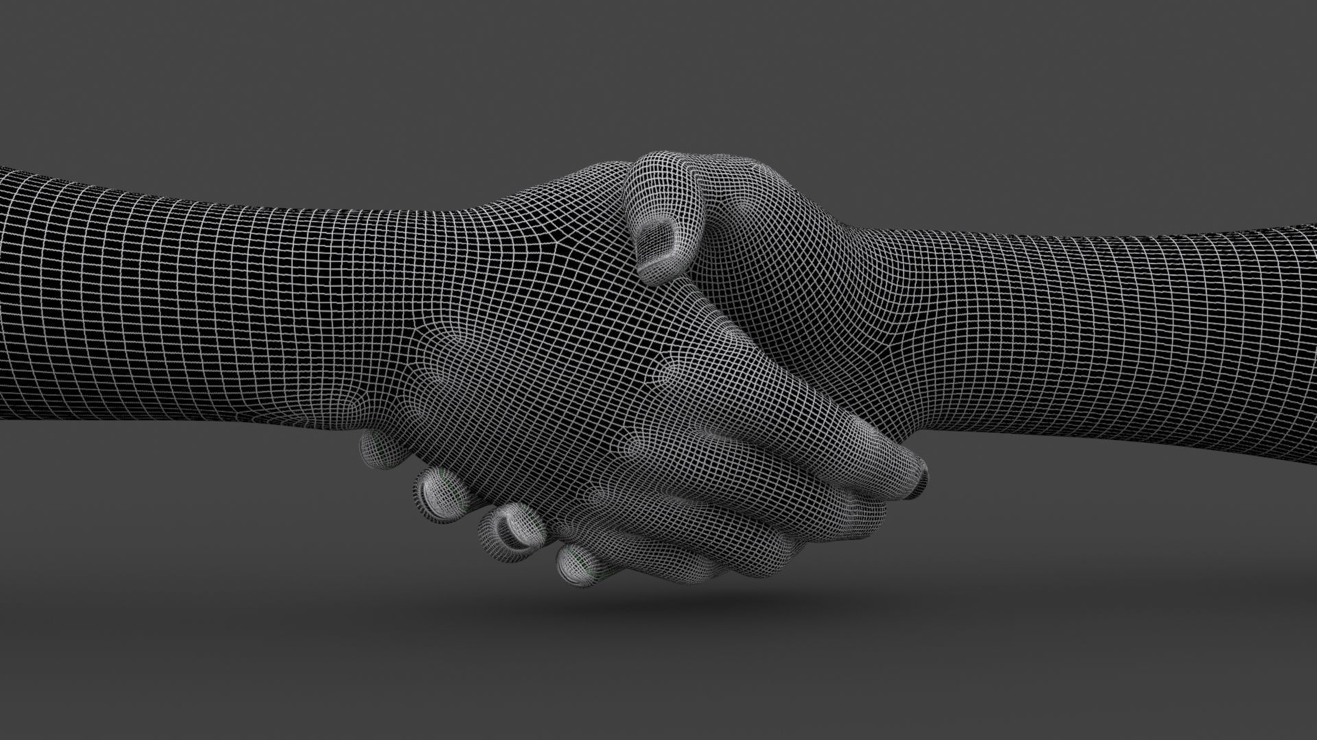 HAND-033 Handshake 3D model | CGTrader