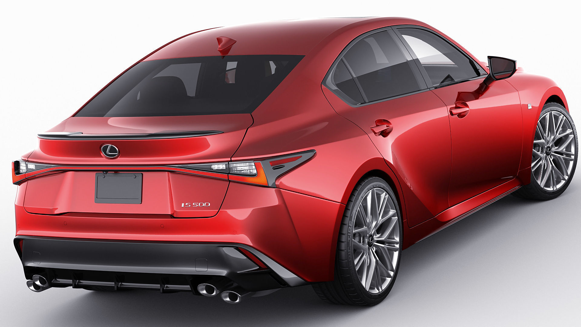 Lexus IS500 F-Sport Performance 2022 3D model | CGTrader