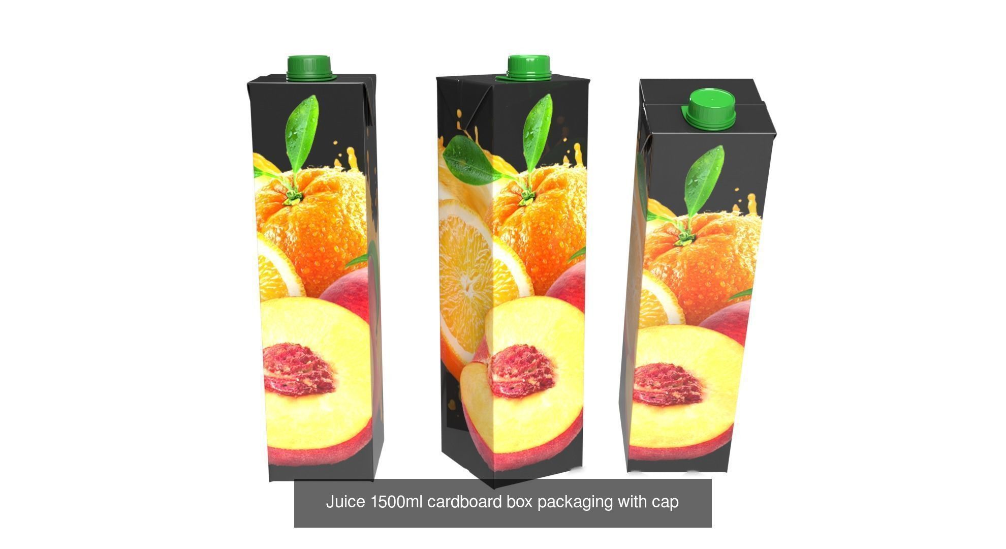 Juice cardboard boxs packaging 3D Model Collection | CGTrader