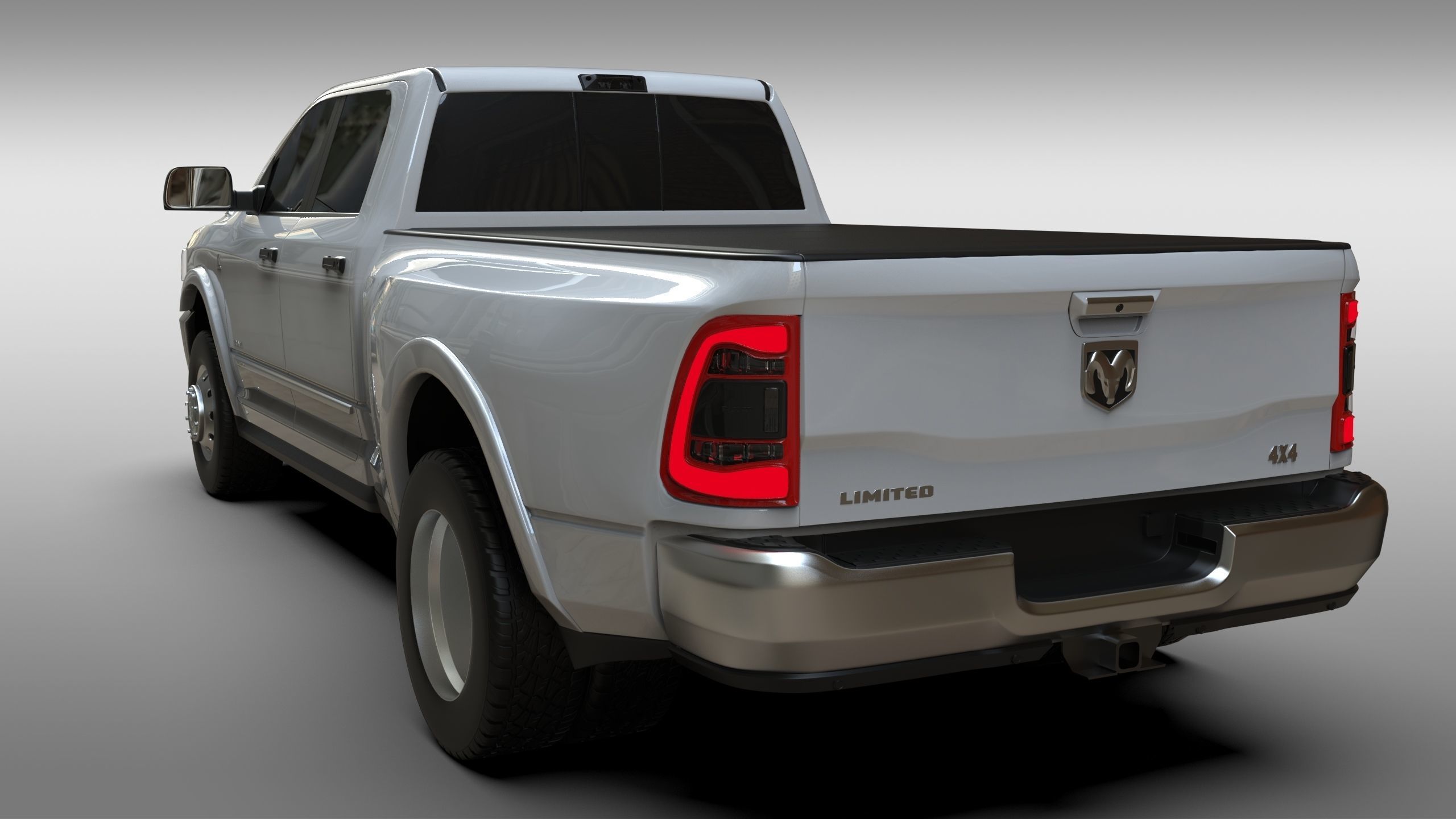 Ram 3500 Limited Dually 2020 3D model | CGTrader