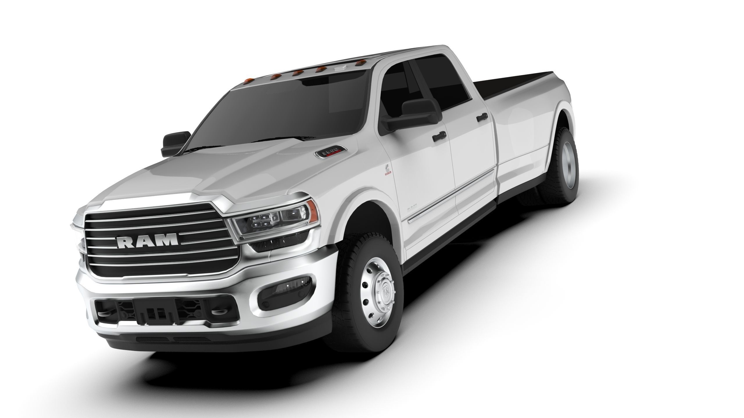 Ram 3500 Limited Dually 2020 3D model | CGTrader