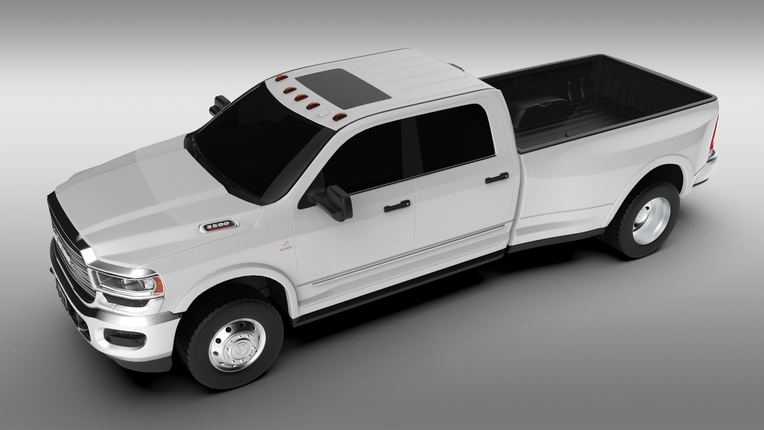 Ram 3500 Limited Dually 2020 3D model | CGTrader