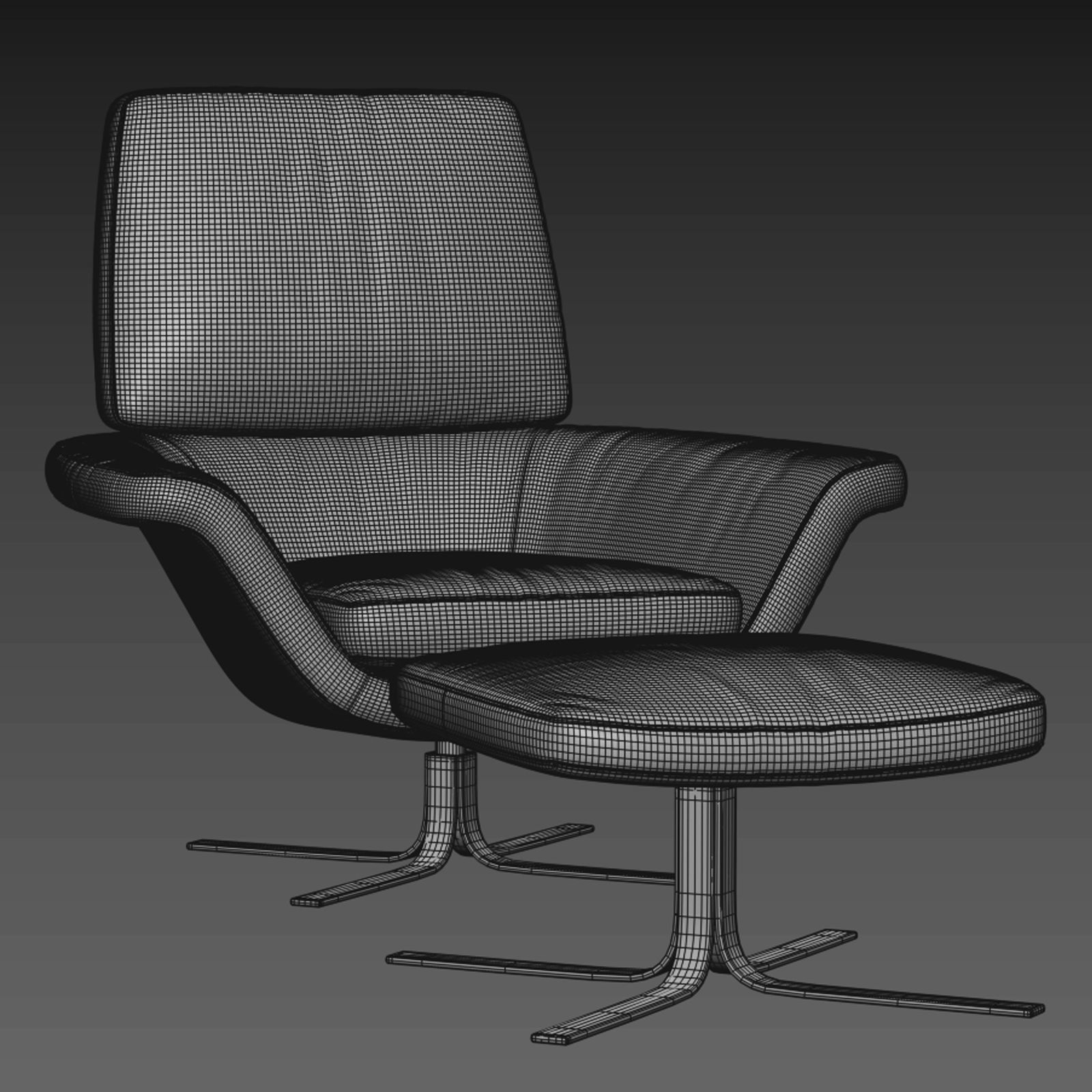 Blake Soft Armchair 3D model | CGTrader