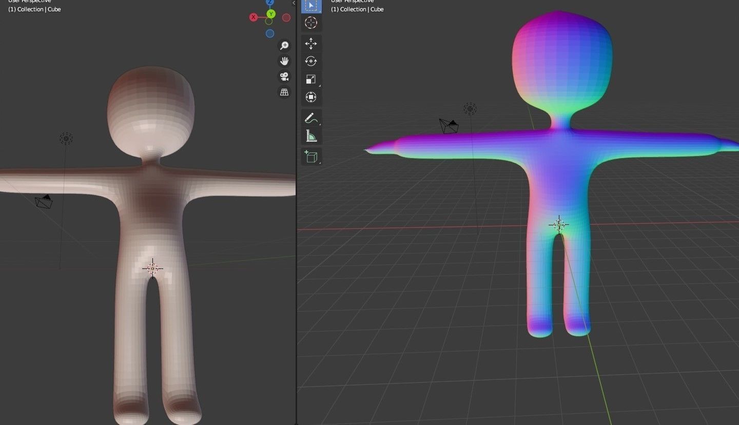 simple faceless character 3D model | CGTrader