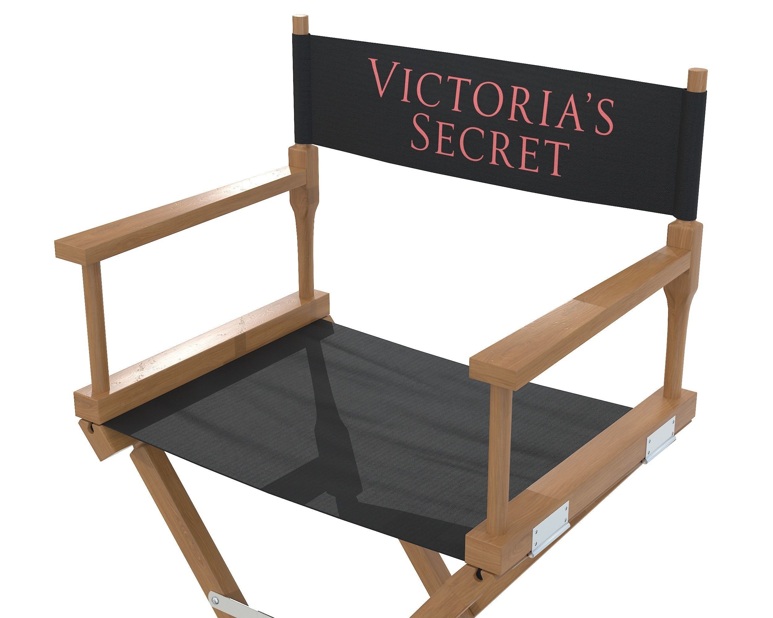 3D model Directors and Makeup Victorias Secret Chair VR / AR / low-poly ...