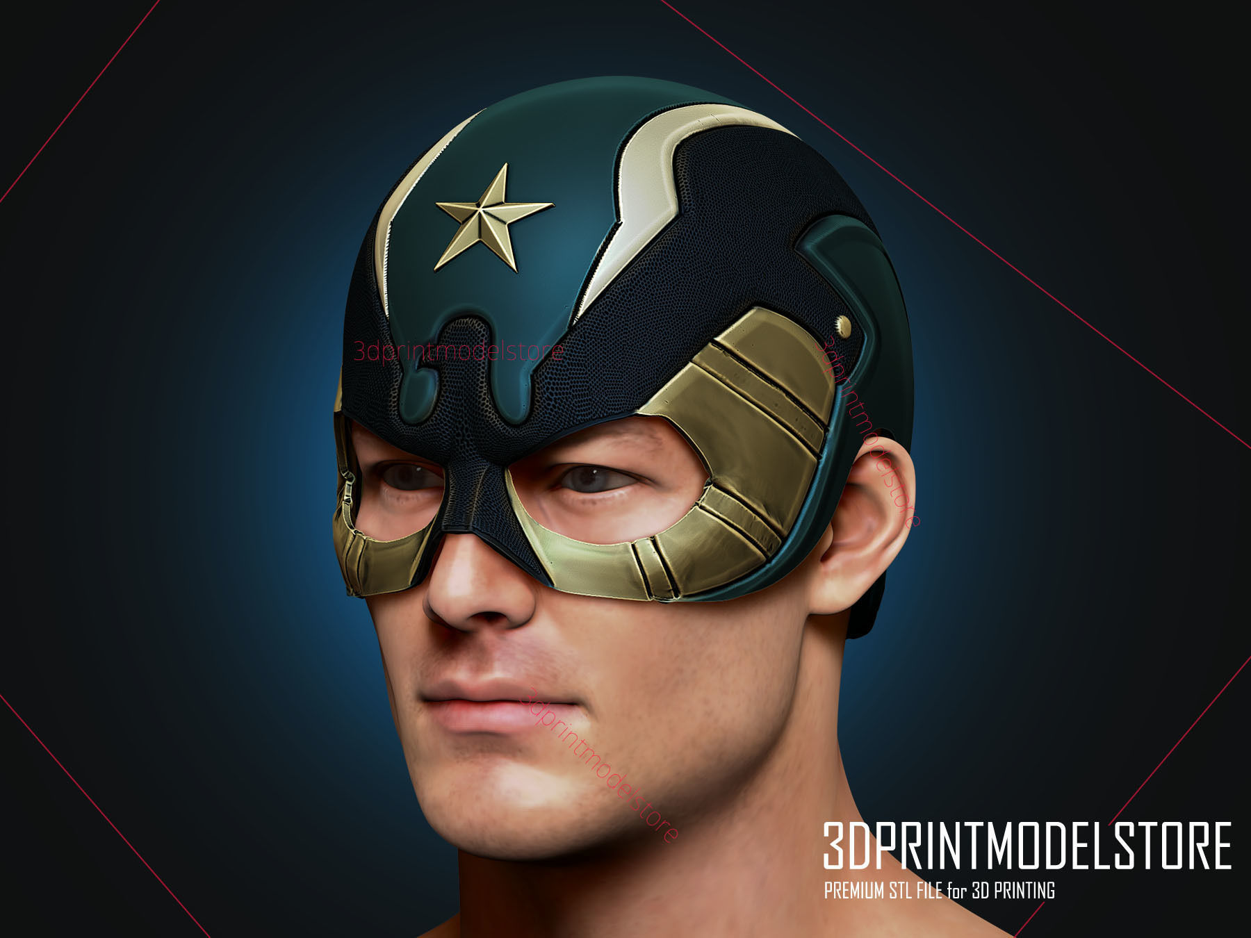 Soldier Boy Helmet - The Boys Cosplay 3D model 3D printable | CGTrader