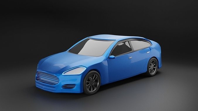 Tesla Car 3D model | CGTrader