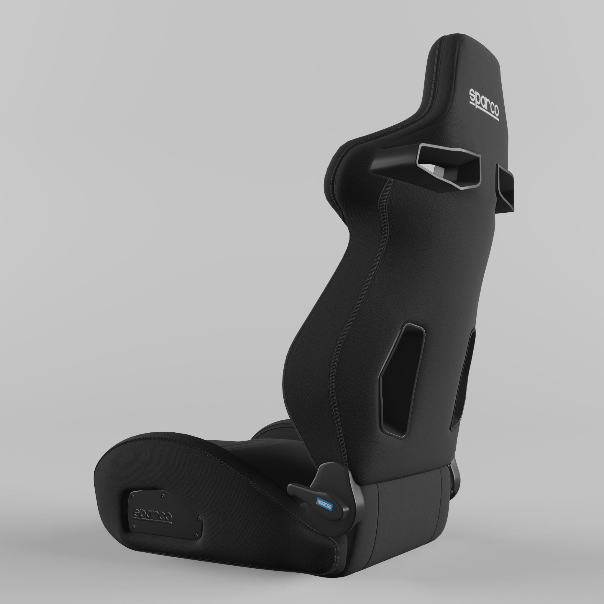 Racing Seat Sparco R333 Black 3D model | CGTrader
