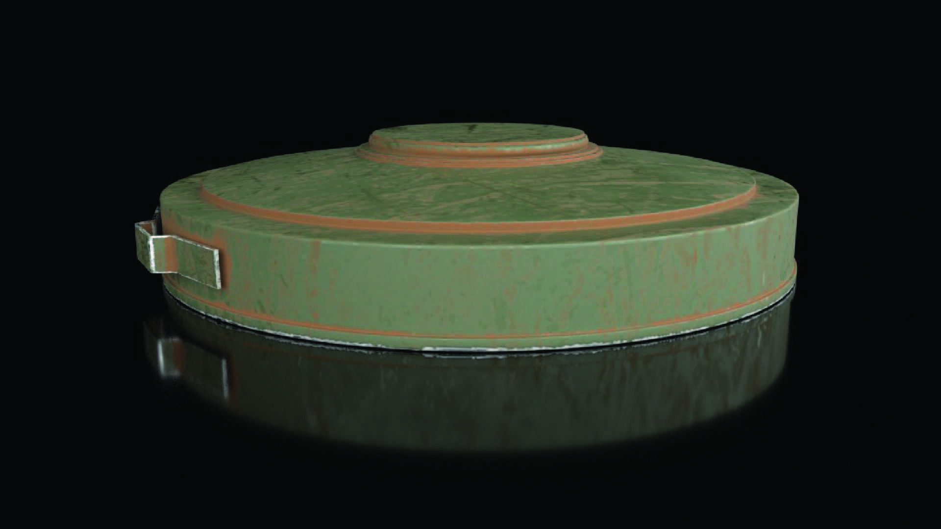 Land Mine 3D model | CGTrader