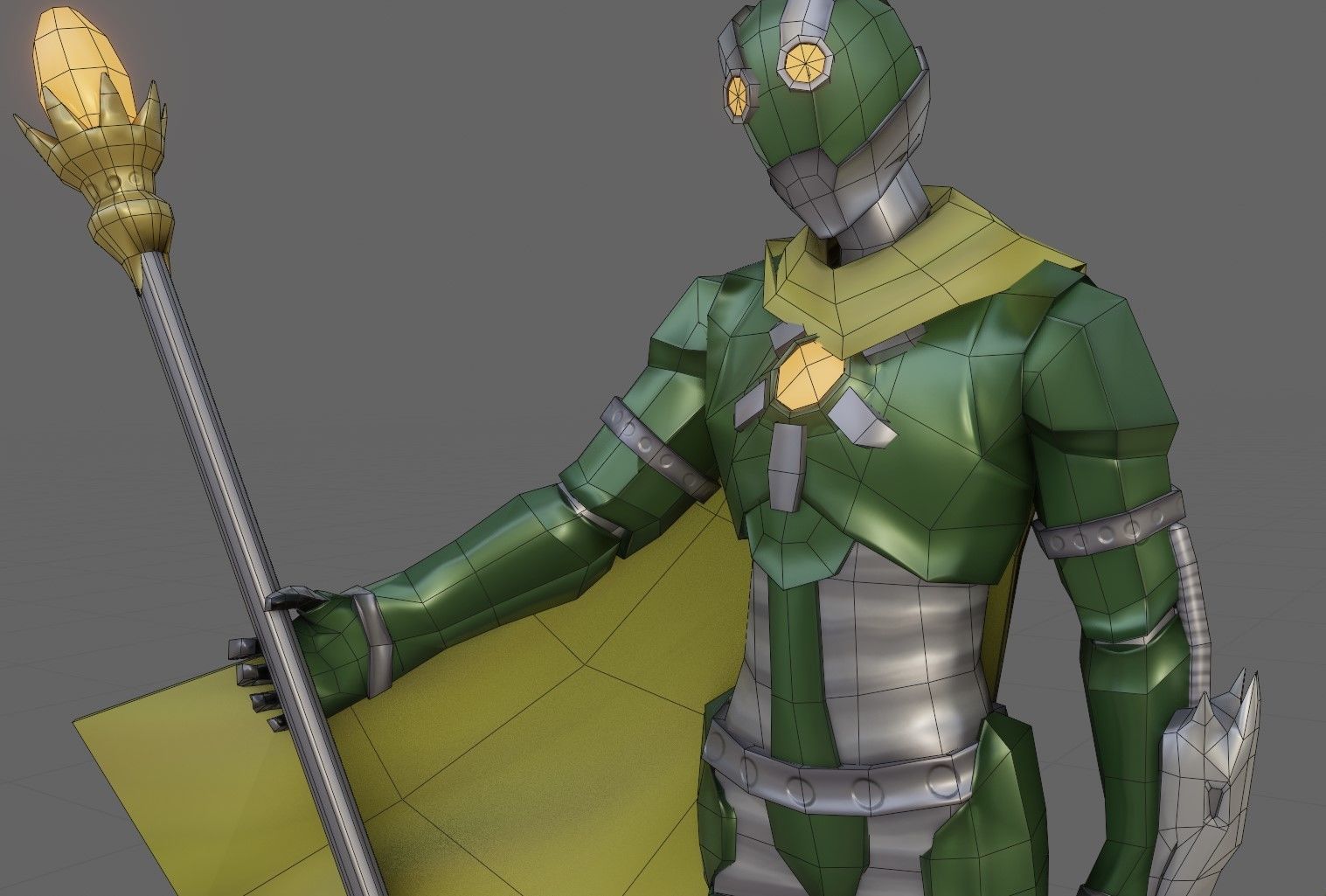 3D model Rigged sci-fi Robot Sage character VR / AR / low-poly | CGTrader