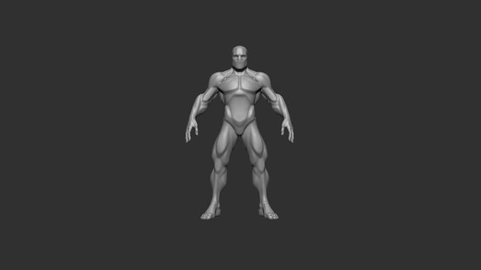3D model Male body VR / AR / low-poly | CGTrader