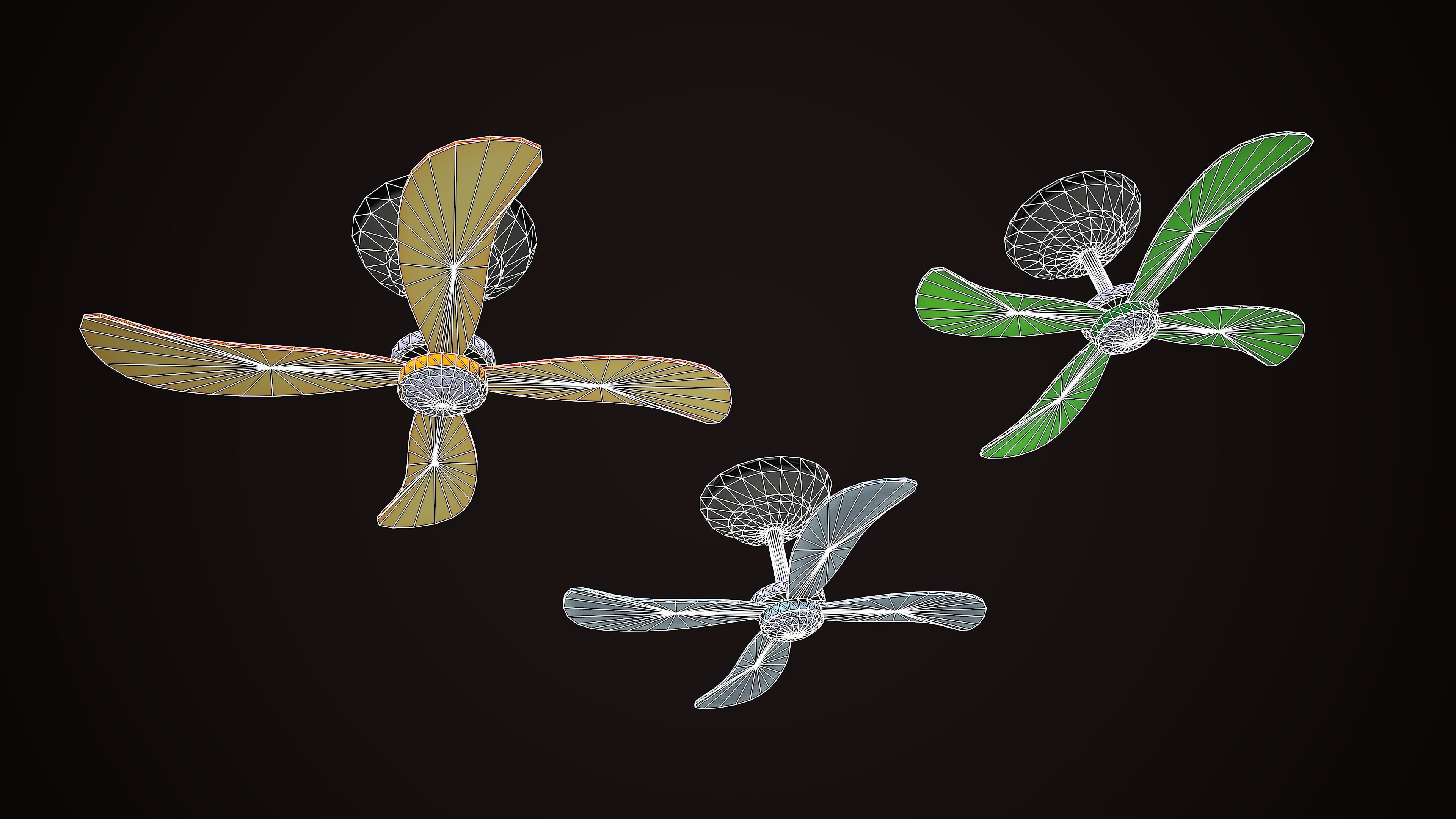 3D Model Collection FAN PACK CARTOON STYLIZED VR / AR / low-poly | CGTrader