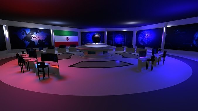 3D model Command Center - Control Room- Military Base - Iranian VR / AR ...