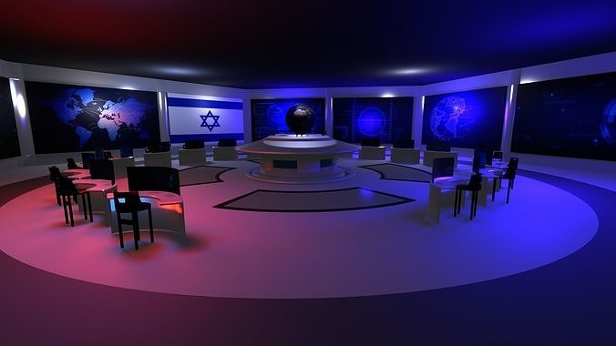 3D model Command Center - Control Room- Military Base - Israel VR / AR ...