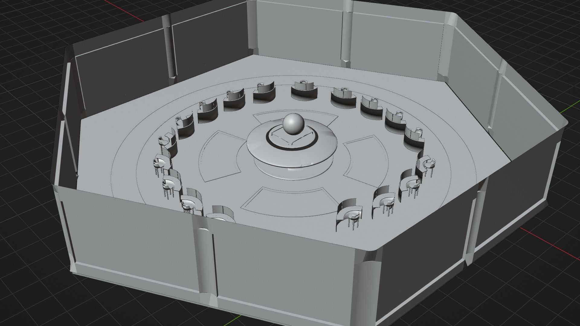 3D model Command Center - Control Room- Military Base - Usa VR / AR ...