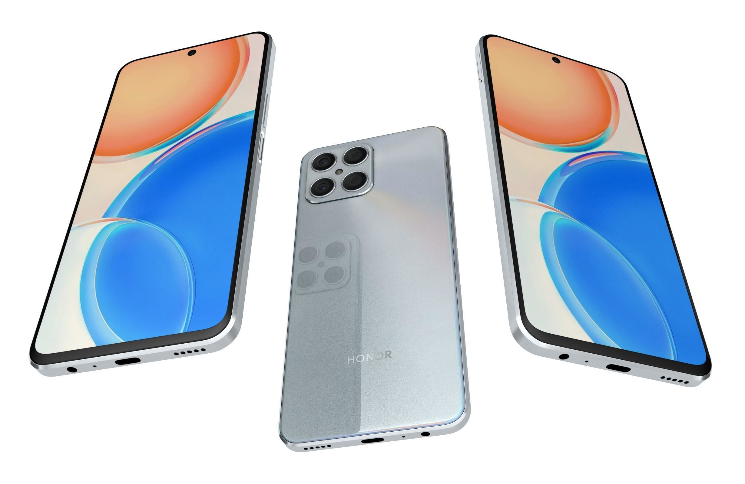 Honor X8 All Colors 3D model | CGTrader
