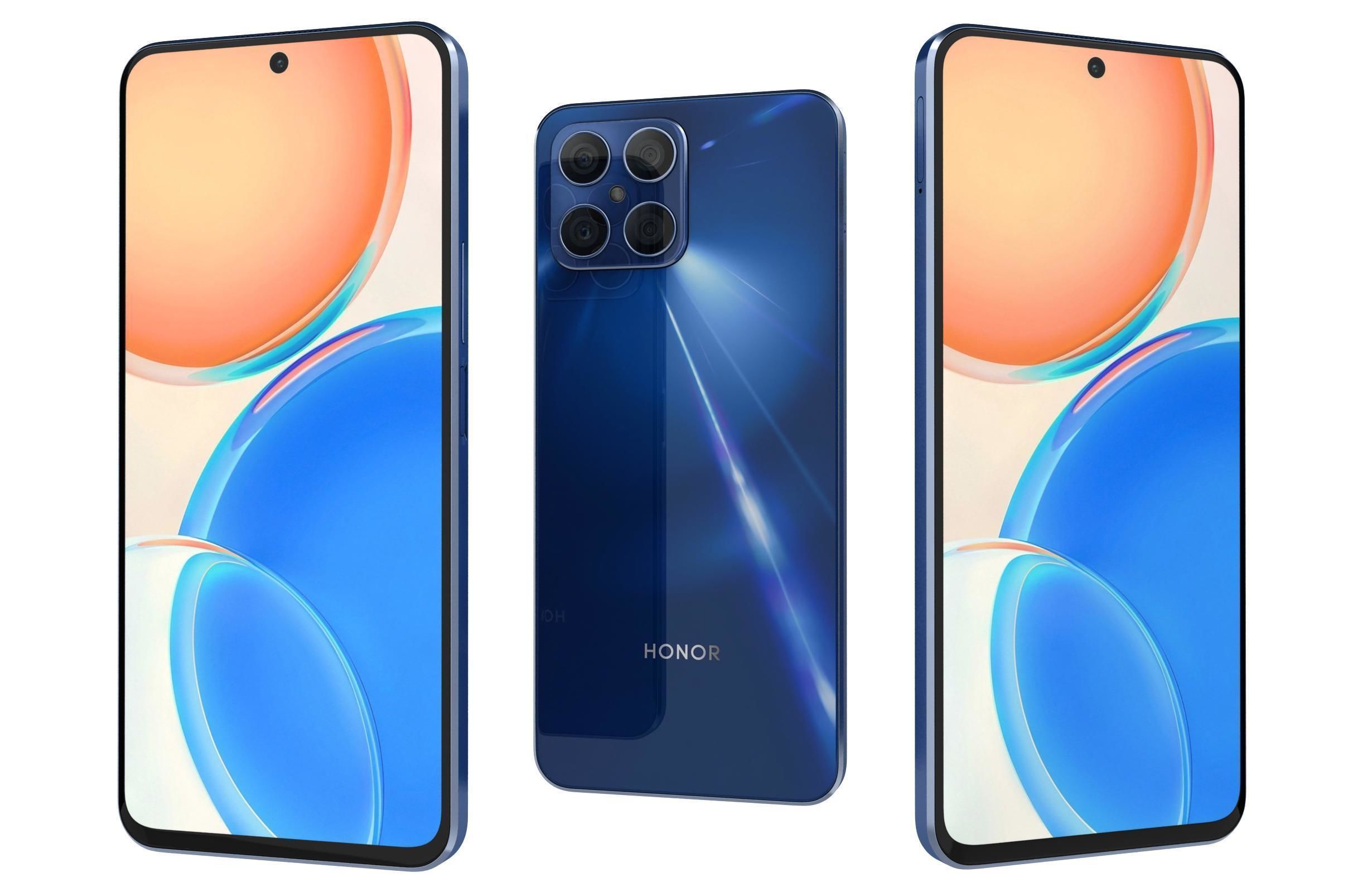 Honor X8 All Colors 3D model | CGTrader