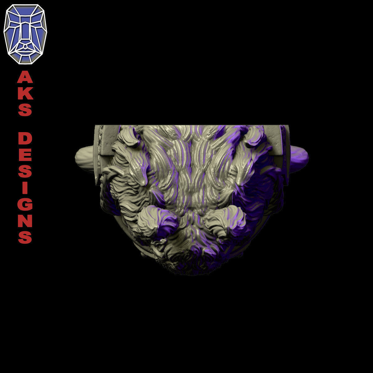 Ancient viking warrior guerilla Bas relief wall decoration 3D model 3D ...