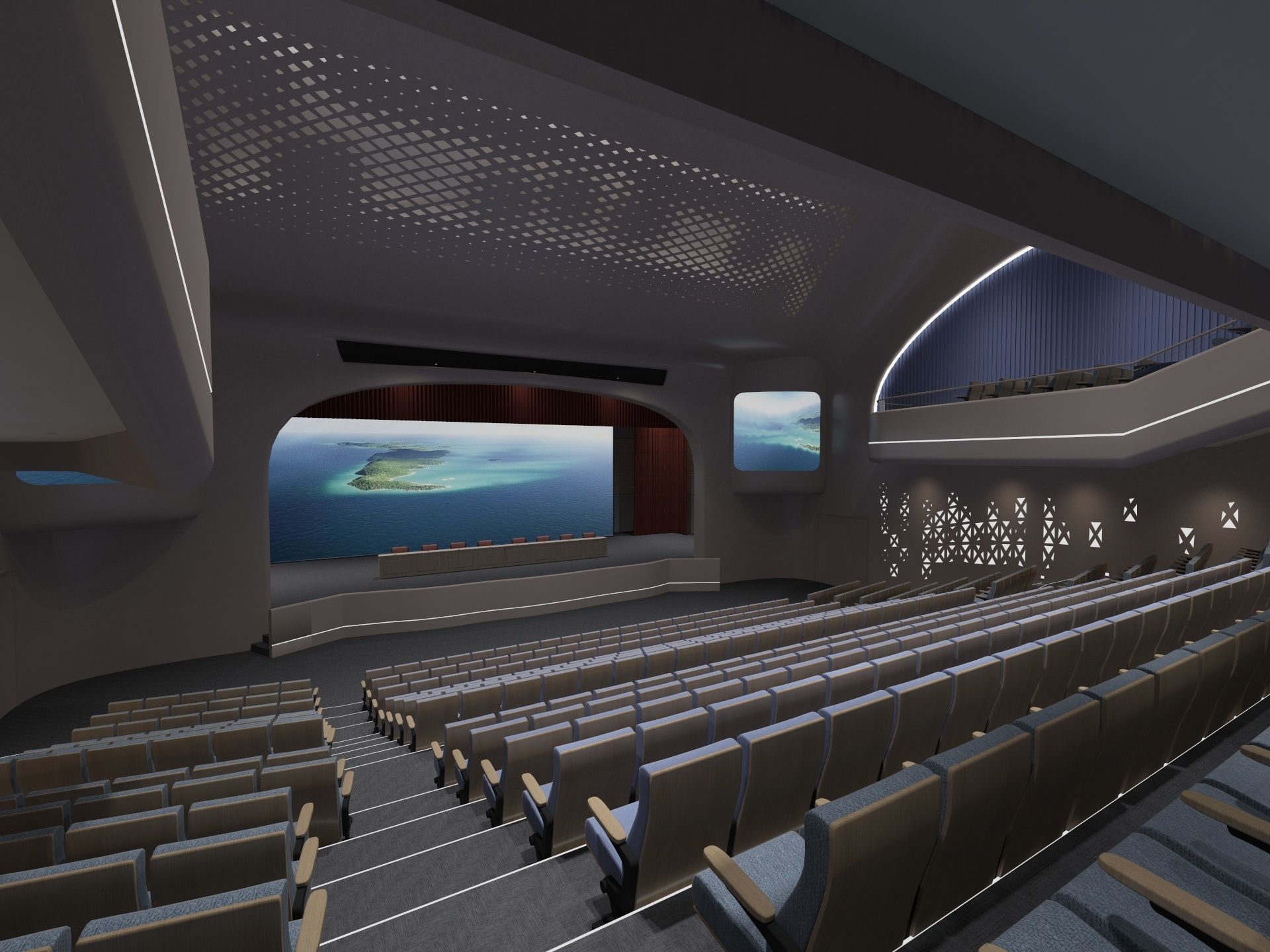 Lecture Hall 3D model | CGTrader