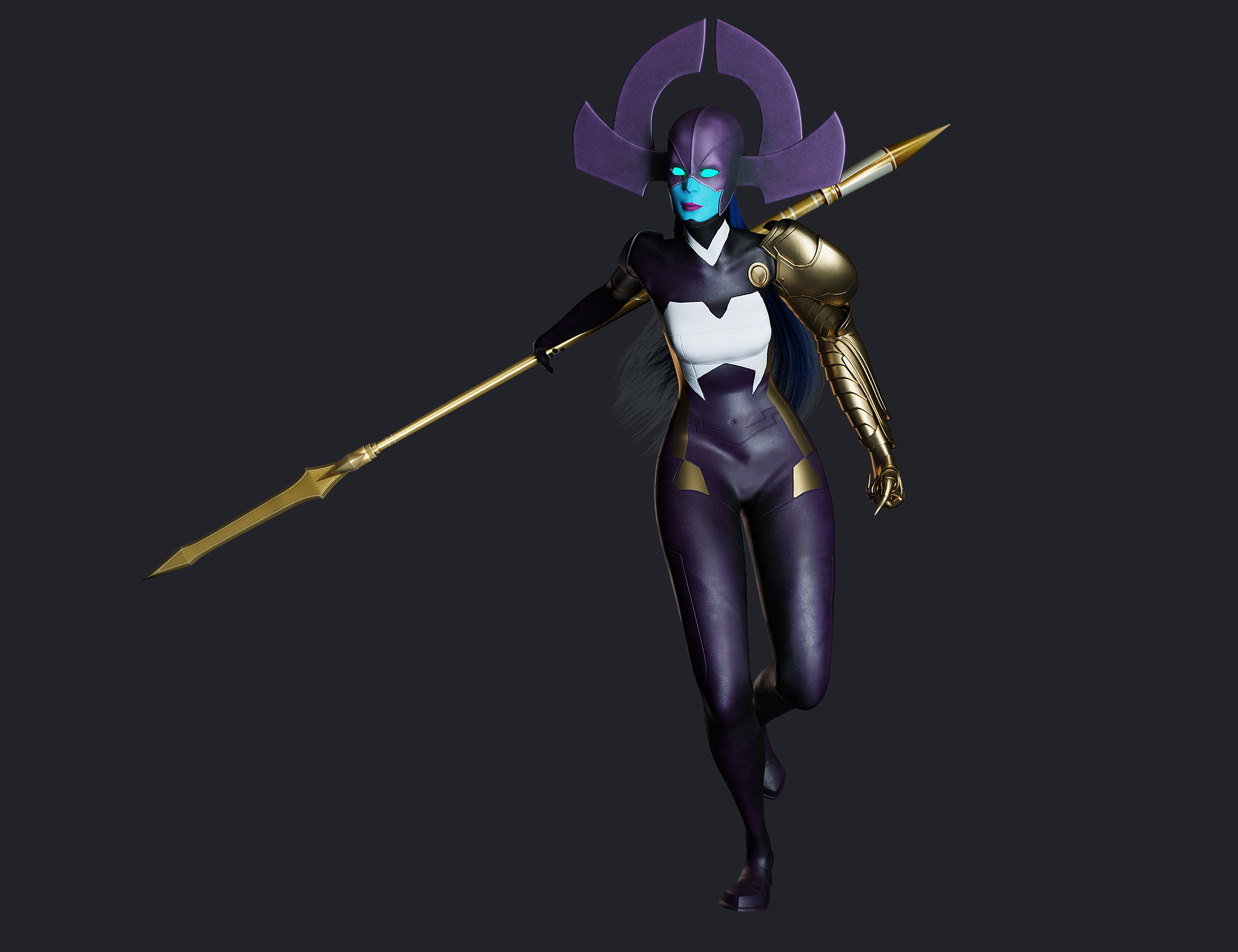 PROXIMA MIDNIGHT 3d model without rigg free VR / AR / low-poly 3D model ...